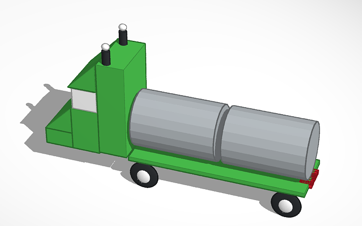 3D design Epic Oil Truck - Tinkercad