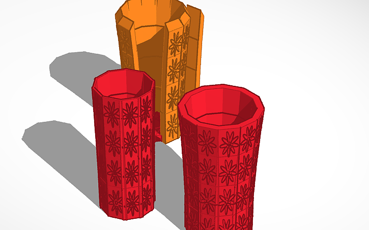 3D design vase - Tinkercad