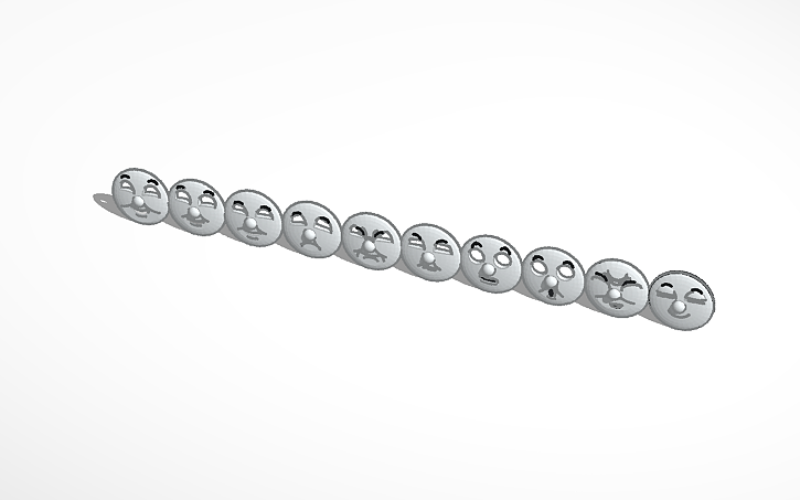 3D design Copy of James The Splendid Red Engine Faces NOT MINE - Tinkercad