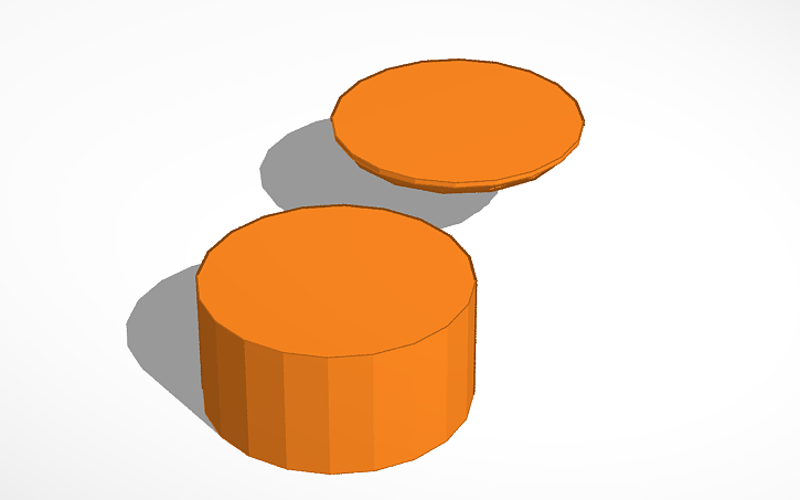 3D design circle box - Tinkercad