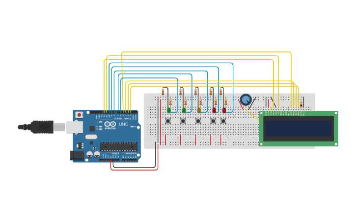Circuit Design Adrian Kurniansyah 1815051095 Project Papan Score Tinkercad
