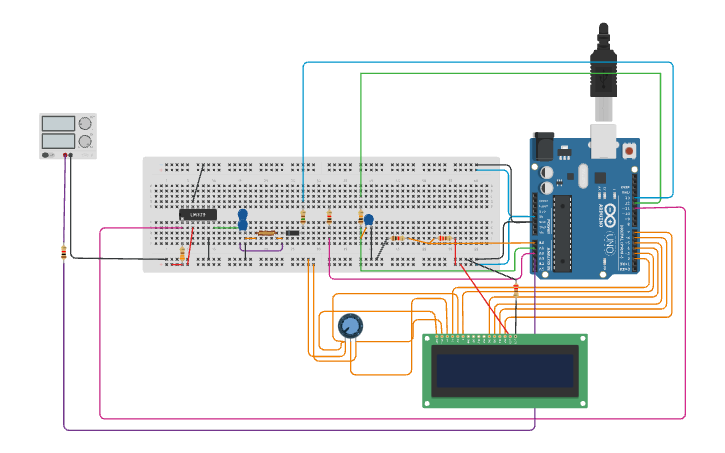 Circuit design Multimeter_with_l339 - Tinkercad