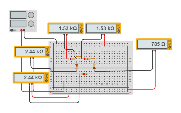 Circuit design Ejercicio practico - Tinkercad