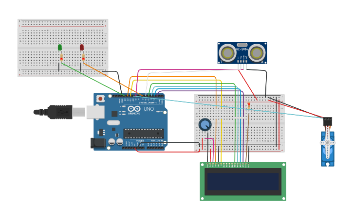 Circuit design Hand sanitizer - Tinkercad