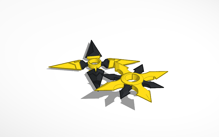3D design Shurikens - Tinkercad