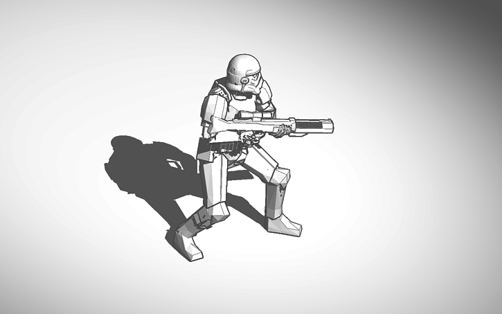 3D design Star Wars Storm-Trooper - Tinkercad