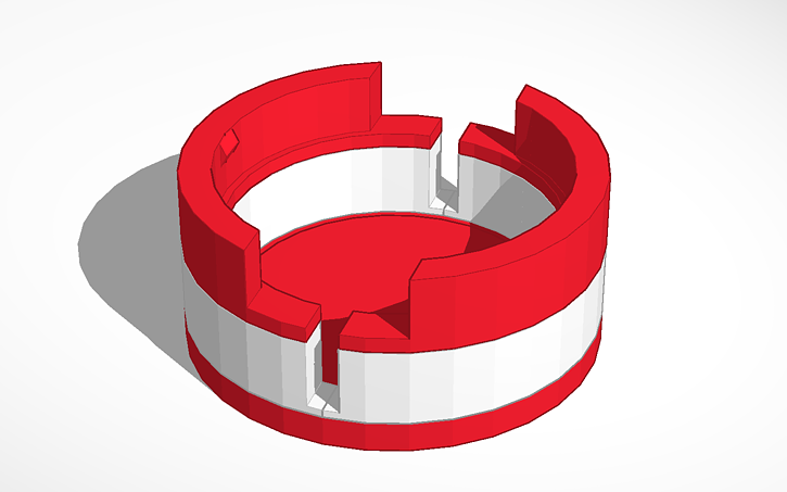 3D design RunCam2 lense cover - Tinkercad