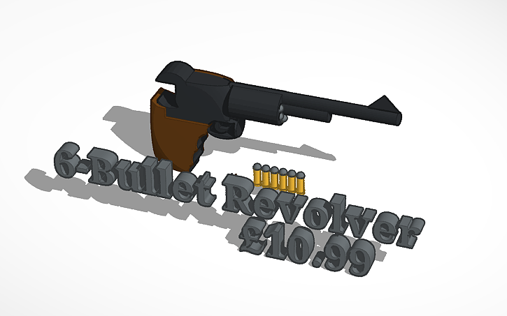 3d Design Revolver Tinkercad