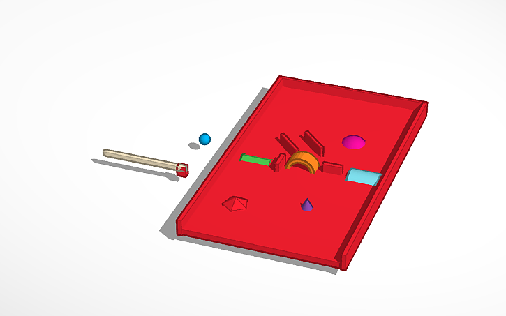 3D design mini mini golf - Tinkercad