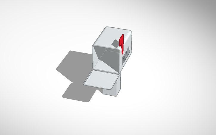 3D design Mailbox - Tinkercad