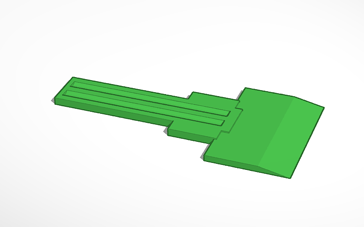 3D design Print Spatula - Tinkercad