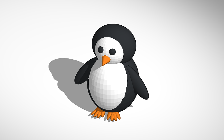 3D design Penguin | Tinkercad