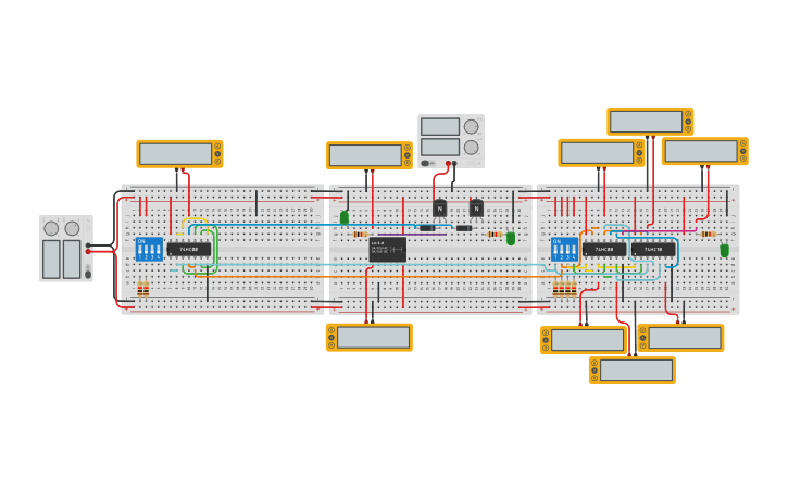 Circuit design integrado placa | Tinkercad
