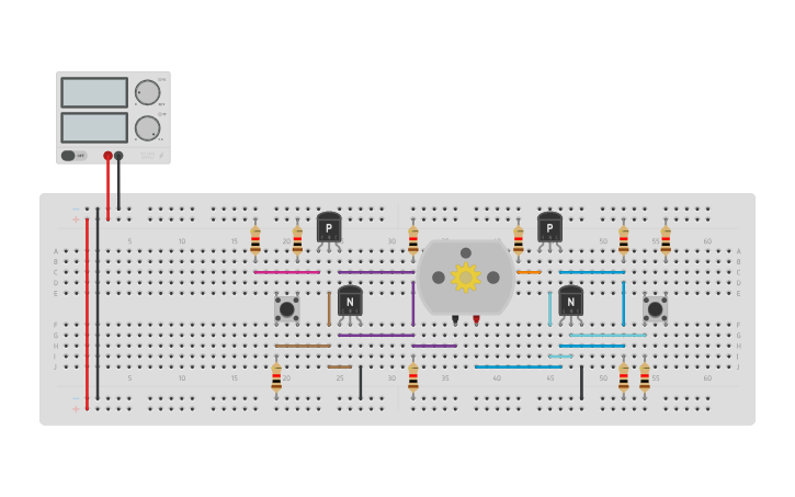 Circuit Design Pushbutton Tinkercad 4473