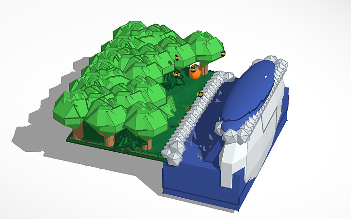 3D design Forest Biome - Tinkercad