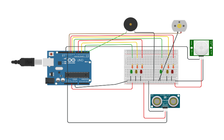 Circuit design trabalho - Tinkercad