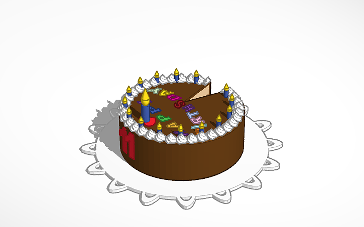 3D design Delicious cake | Tinkercad