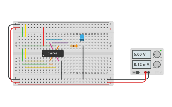 Circuit design Logic Design (Lab 3.1) - Tinkercad