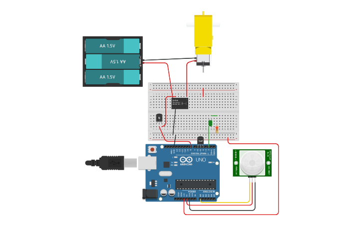 Circuit design IoT. Control de Riego. - Tinkercad