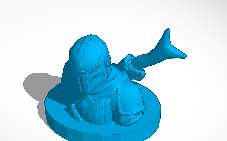3D design The Mandalorian - Tinkercad