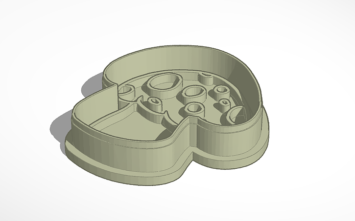 3D design Small mushroom cookie cutter - Tinkercad
