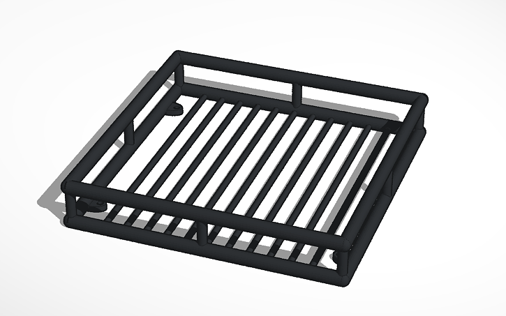 3D design rc roof rack - Tinkercad