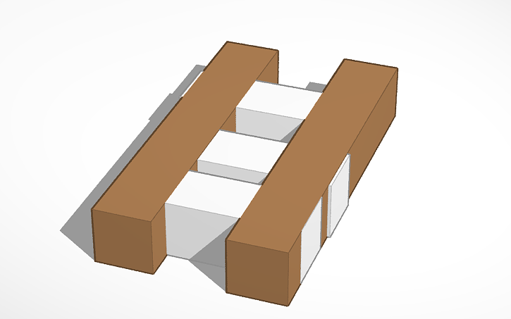 3D design Rail - Tinkercad