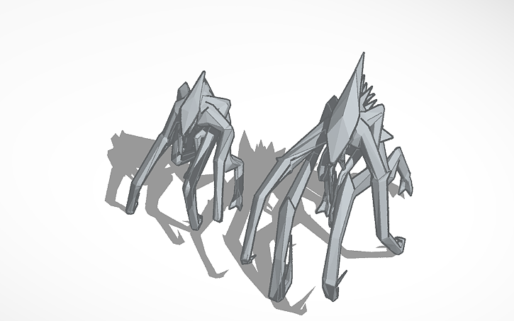 3D design Male & Female & Custom Queen Muto - Tinkercad