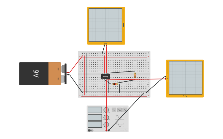 Circuit Design Triangular Tinkercad