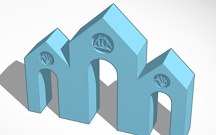3D design Phoebe Arch Project | Tinkercad