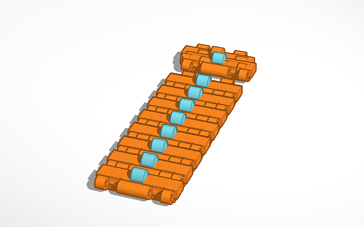3D design track link - Tinkercad