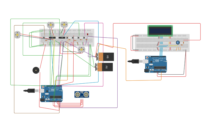 Circuit design SPYDER EMBEDDED TASK - Tinkercad