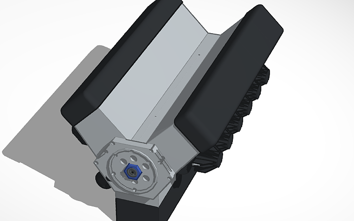 3D design v12 motor - Tinkercad