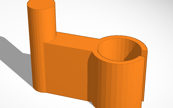 3D design Solar Light Railing Mount Mk 2 | Tinkercad