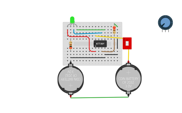 Circuit design attiny rgb fader | Tinkercad Circuit design attiny rgb fader | Tinkercad