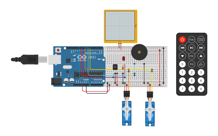 Circuit design IR - Tinkercad