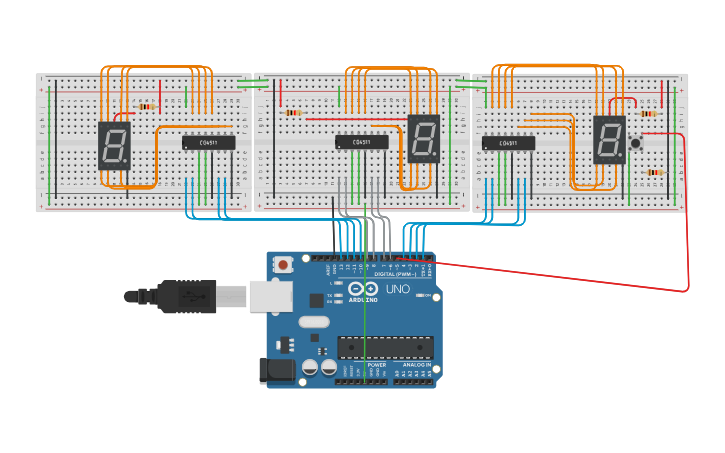 Circuit design 999 TIMER - Tinkercad