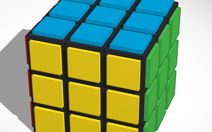 3D design rubix - Tinkercad