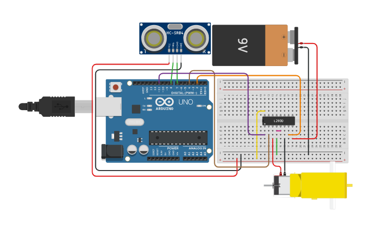 Circuit design pid - Tinkercad
