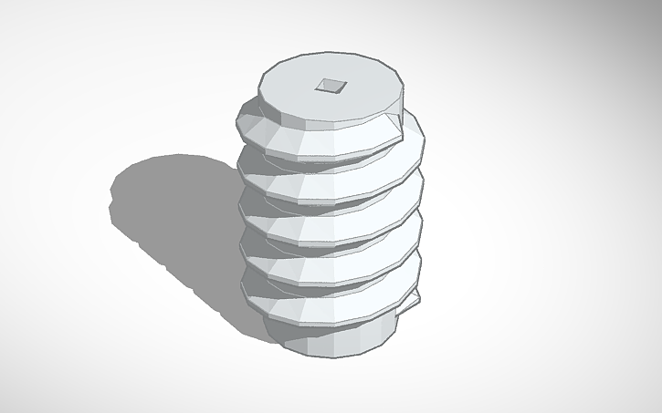 3D design VEX Component - Tinkercad