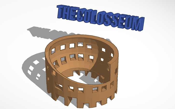 3D design Colosseum - Tinkercad