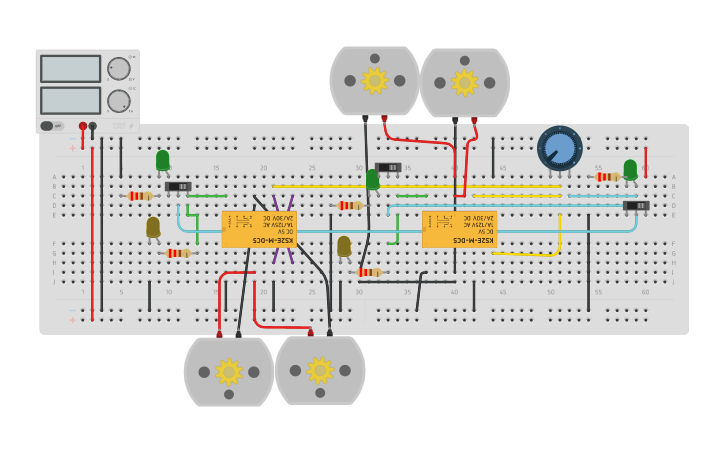 Circuit design project 1 mechatronics - Tinkercad