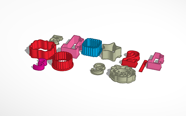 3D design Cookie Cutters - Tinkercad
