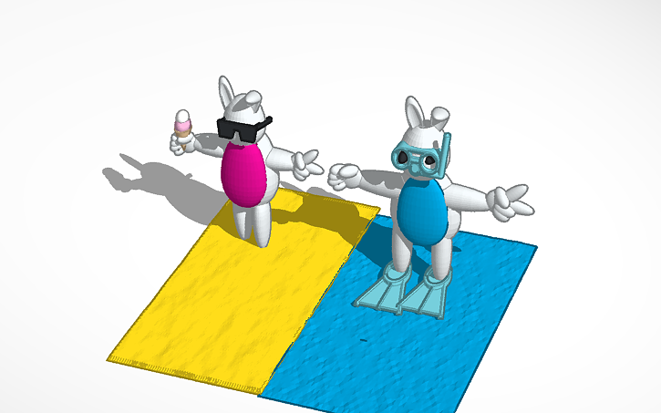 3D design bunny | Tinkercad