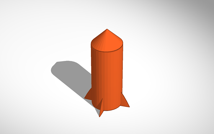 3D design Drakeson's nucleur missile - Tinkercad