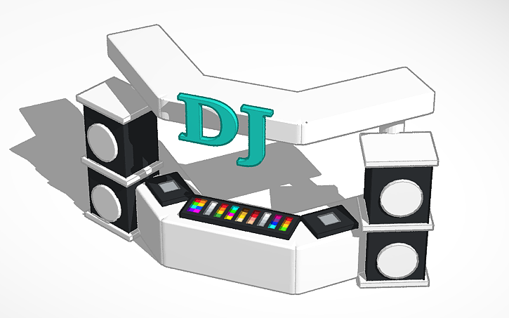 3D design D.J Stand (Classic) (Original Piece) | Tinkercad