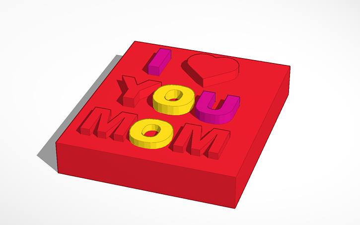 3D design Mother's day | Tinkercad