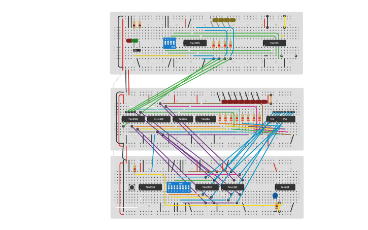 Circuit design RAM p3 - Tinkercad