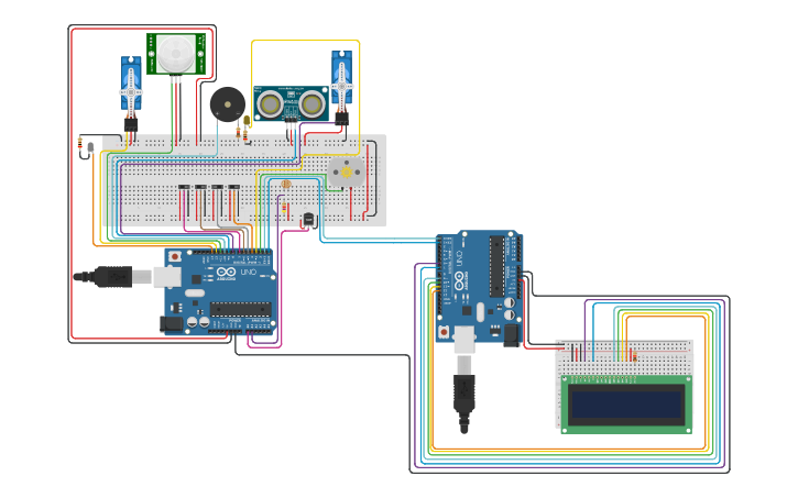 Circuit design Billy, Arik, Anthony IoT Smart House - Tinkercad