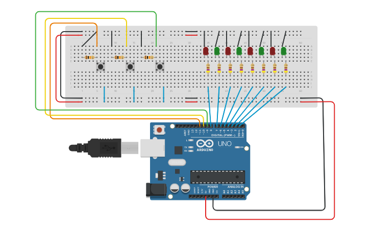 Circuit design GROUP Activity BSIT-4D justinemalang,maruelyabut,kenjiM&PauloE - Tinkercad